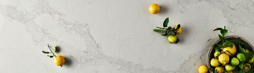 Materials & Finishes: Caesarstone Calacatta Nuvo™ 5131 - DIAMOND INTERIORS